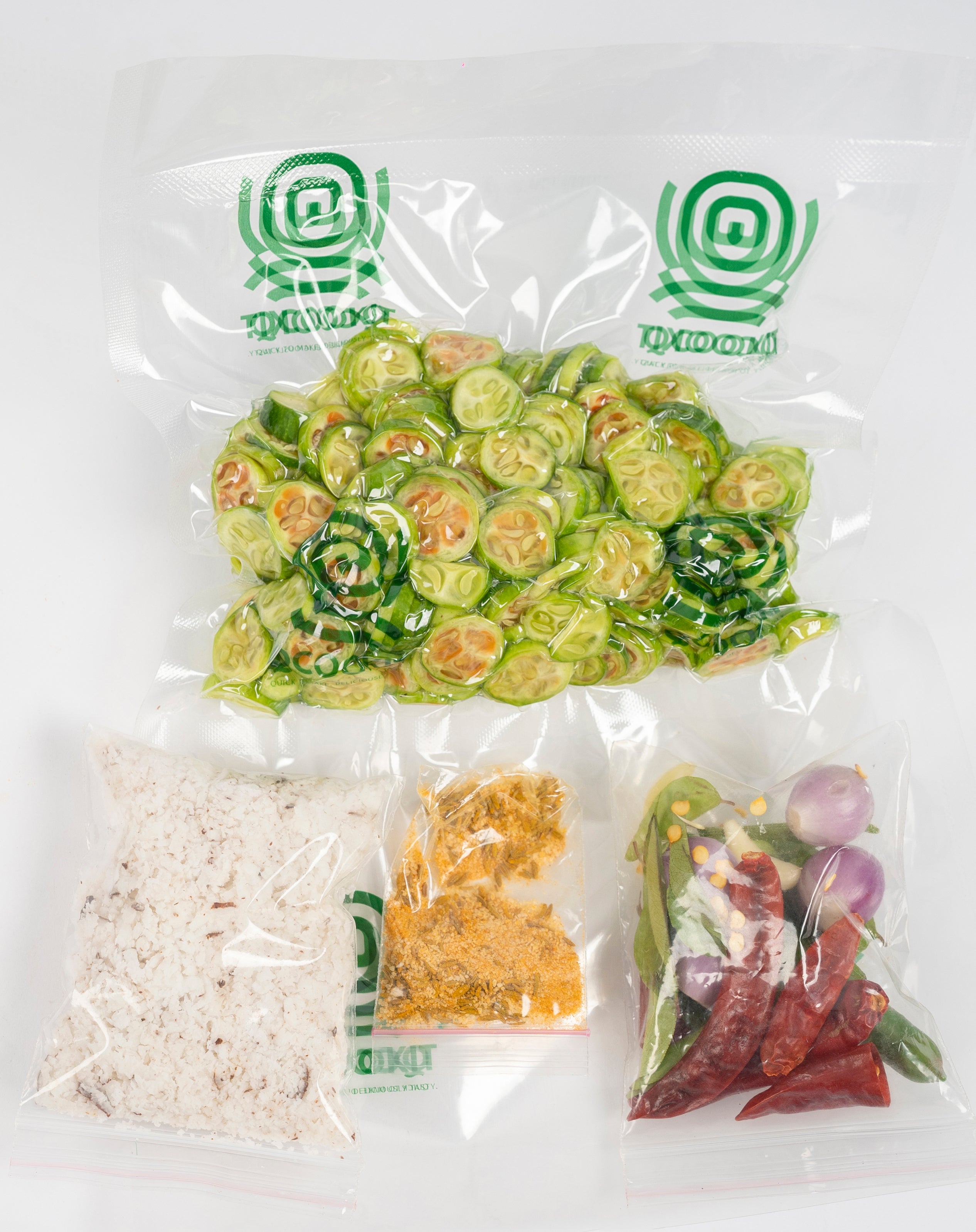 Fresh Kovakka Thoran Cut Vegetables with all ingredients- Ready To Coo ...