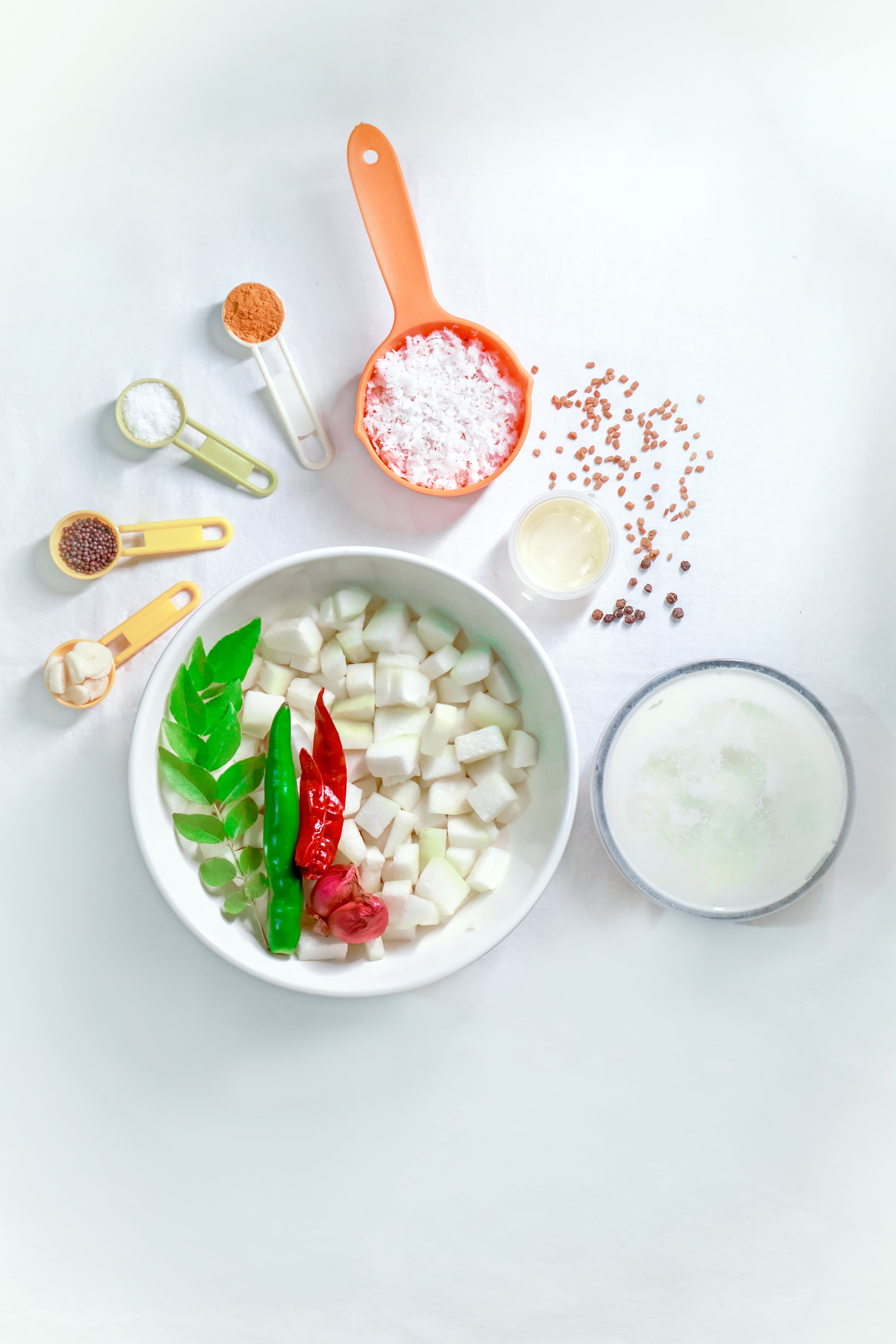 Vellarikka Moru Curry with all ingredients - Ready To Cook -Q133 ...